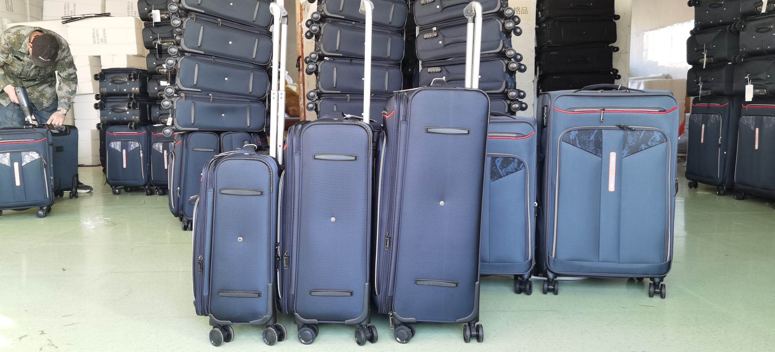 New Fabric Travel Luggage Trolley Bag Set - kadilanbags